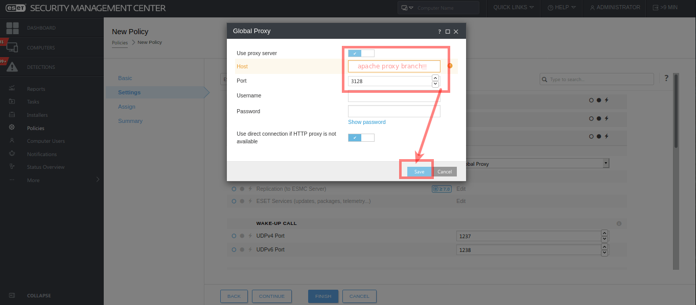 Install Apache HTTP proxy - PROSPERITA KNOWLEDGE BASED