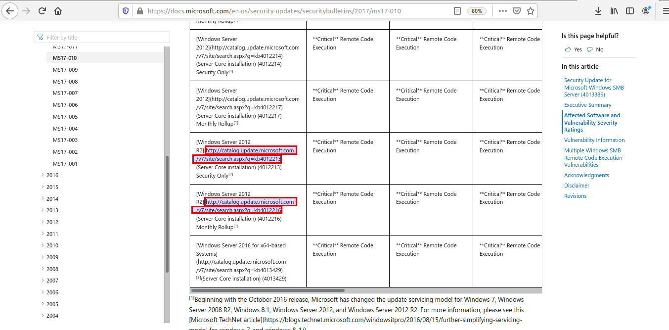 Cara Download Patch MS17-010 Security Update SMB - PROSPERITA KNOWLEDGE ...