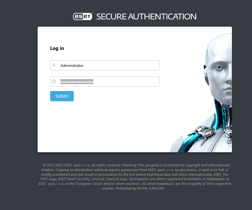 Menambahkan lisensi pada ESET Secure Authentication Server - PROSPERITA KNOWLEDGE BASED
