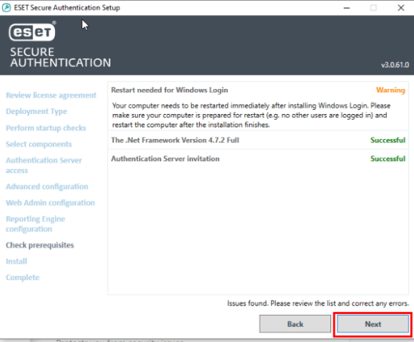 Installasi ESA Windows Login - PROSPERITA KNOWLEDGE BASED